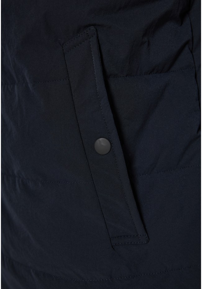 Καπιτονέ casual μπουφάν με ψηλή λαιμόκοψη FBM012-005-01_NAVY| funky ...