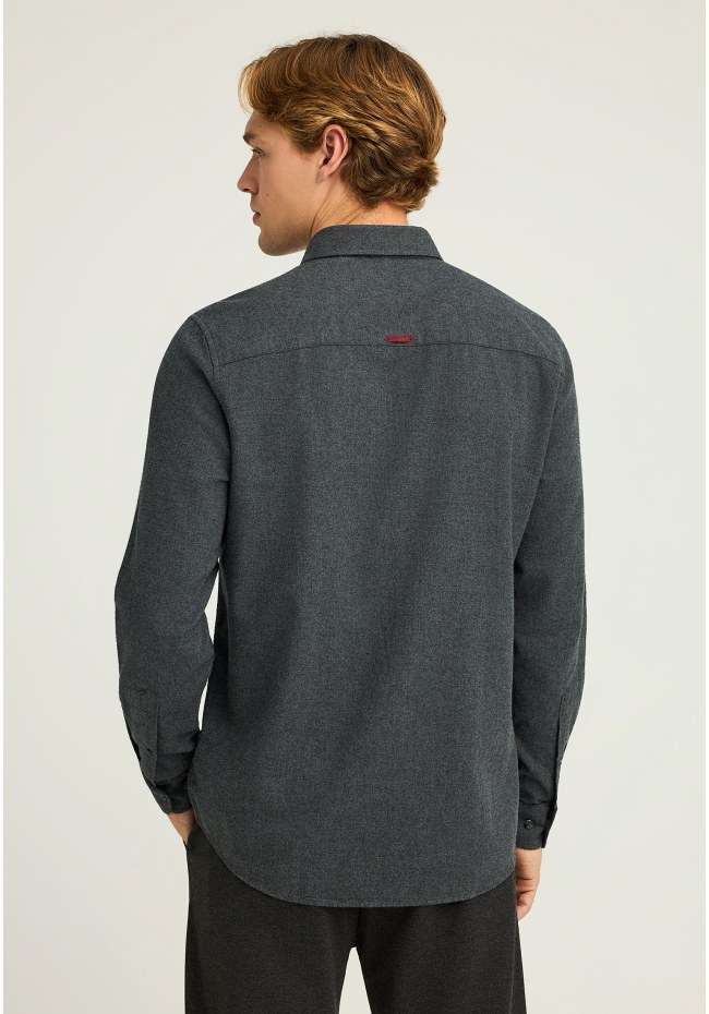 Ανδρικό πουκάμισο με button-down γιακά - The Essentials FBM012-046-05 ...