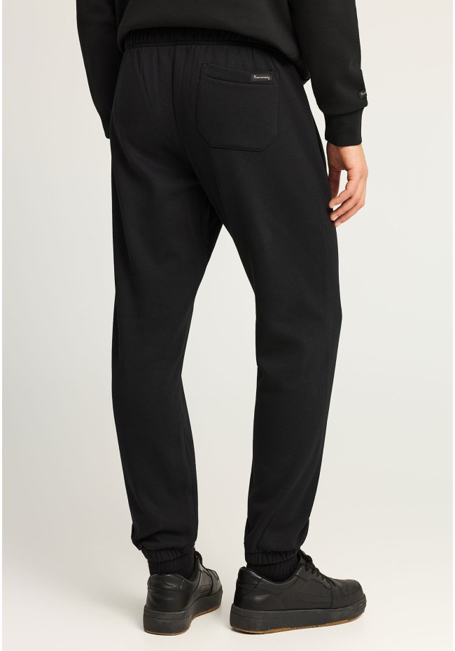Ανδρικό jogger παντελόνι φόρμας FBM012-058-02_BLACK| funky-buddha.com